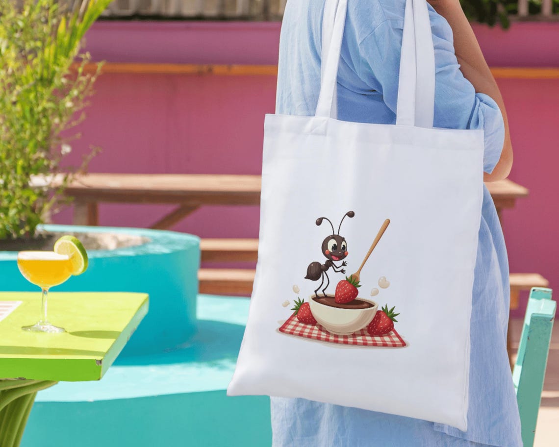 Watercolor Picnic Ants Clipart Bundle: Summer Insect PNG Graphics ...