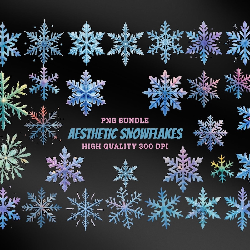 Easy Snow Flakes Png - Etsy