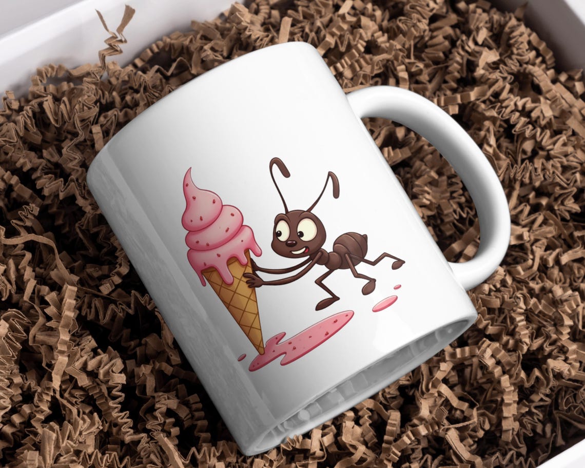 Watercolor Picnic Ants Clipart Bundle: Summer Insect PNG Graphics ...