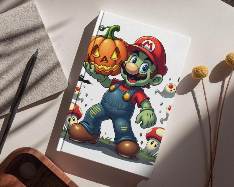 Mario Halloween PNG Bundle | Spooky Super Mario Clipart | Retro Fall ...