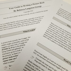 Your Guide to Writing a Picture Book, A Writing Guide or Resource ...