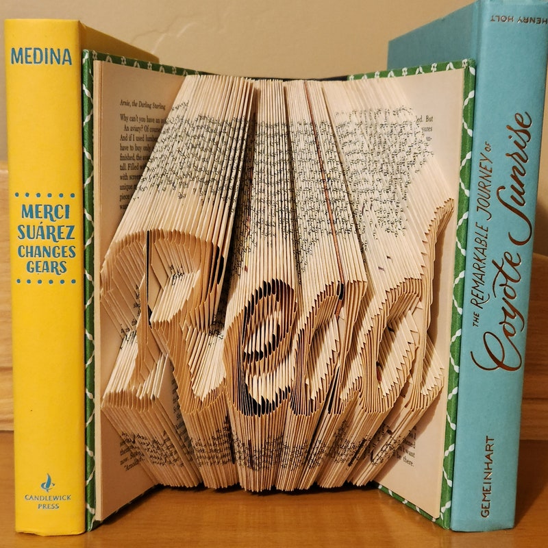 Upcycled Book Art - Etsy