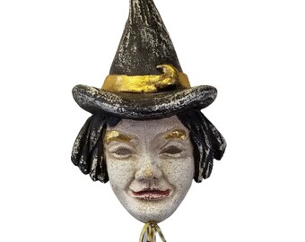 Paper Mache Witch - Etsy