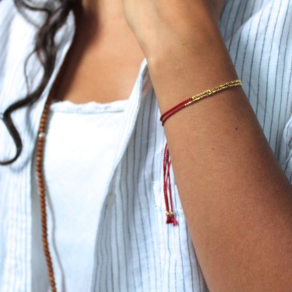 Silk Cord Bracelet - Etsy