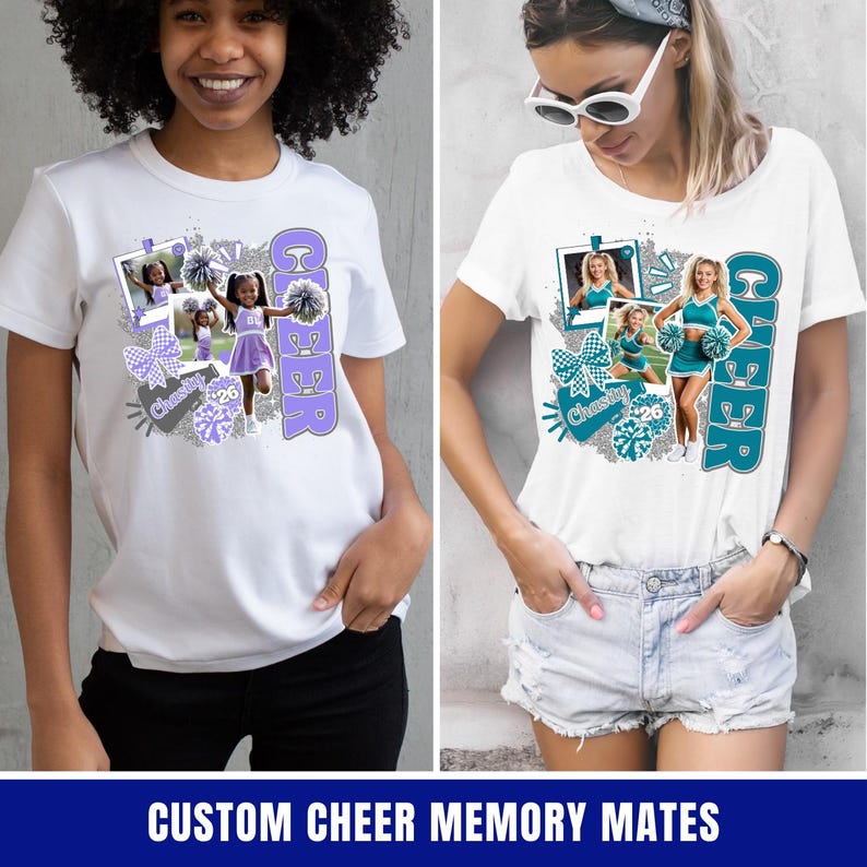 Editable Cheer Shirt Canva Template | Custom Cheerleader Name & Photo ...