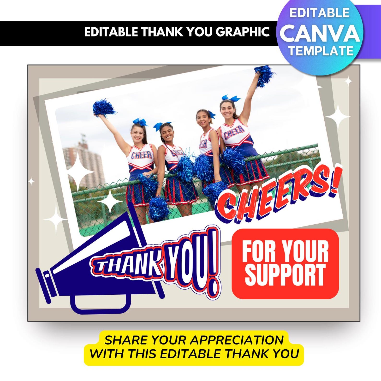 Editable Cheer Fundraiser Forms Canva Fill My Bow Graphic, Sales ...