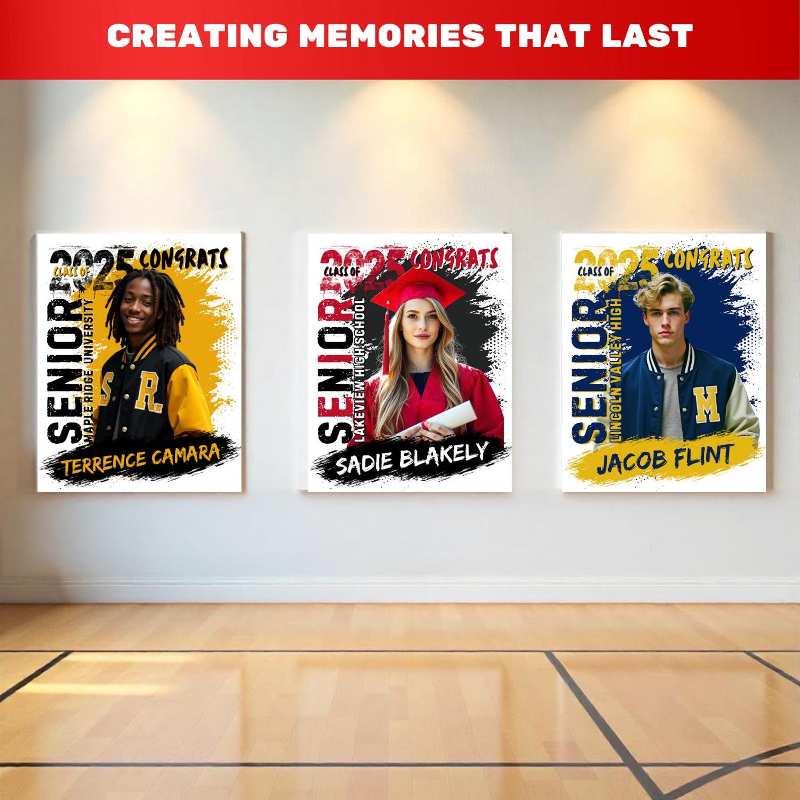 Senior Graduation Canva Template Class of 2025 Printable Poster Edit ...