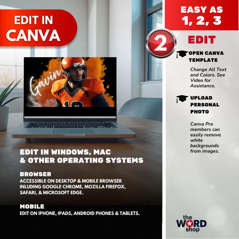 Football Shirt Templates: Smoke Mascot, Game Day Spirit (canva Editable ...