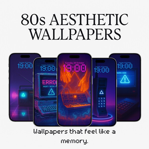 80s Wallpaper - Etsy