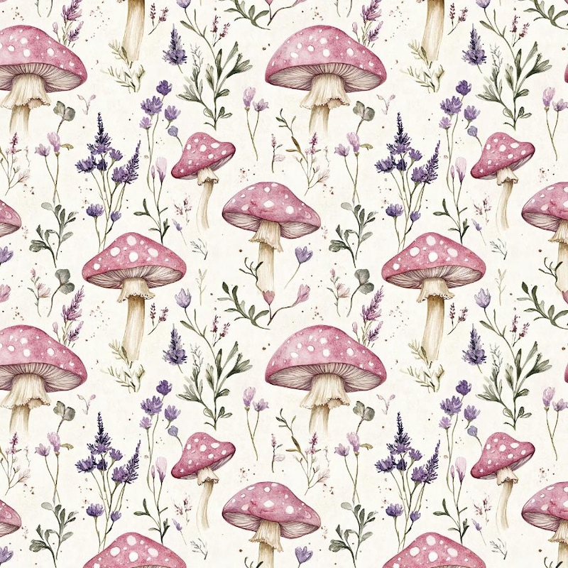 Spandex Mushroom Fabric - Etsy