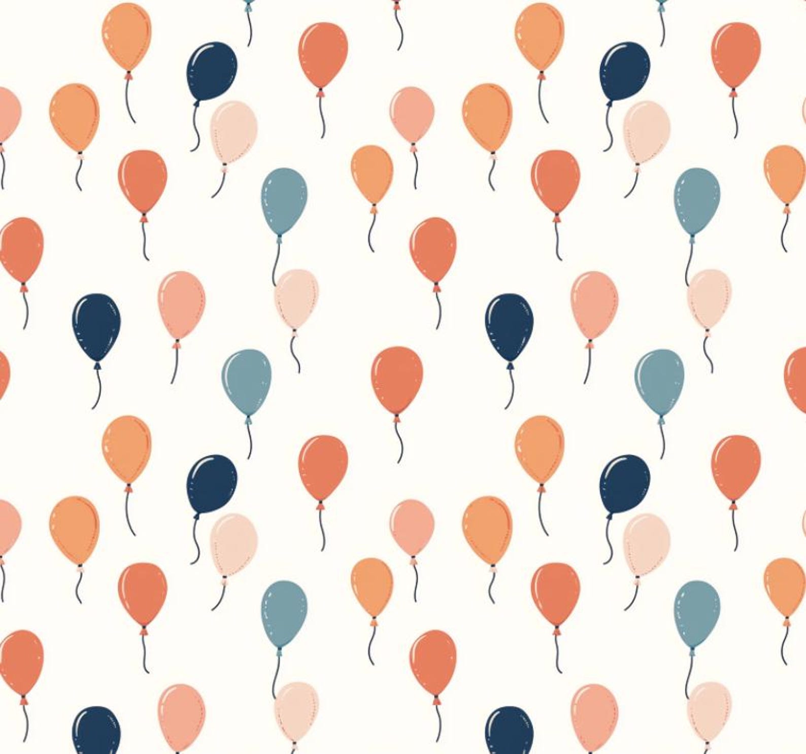 Simple Balloon Pattern Cotton Fabric Soft Cotton Fabric DIY Fabric Sold ...
