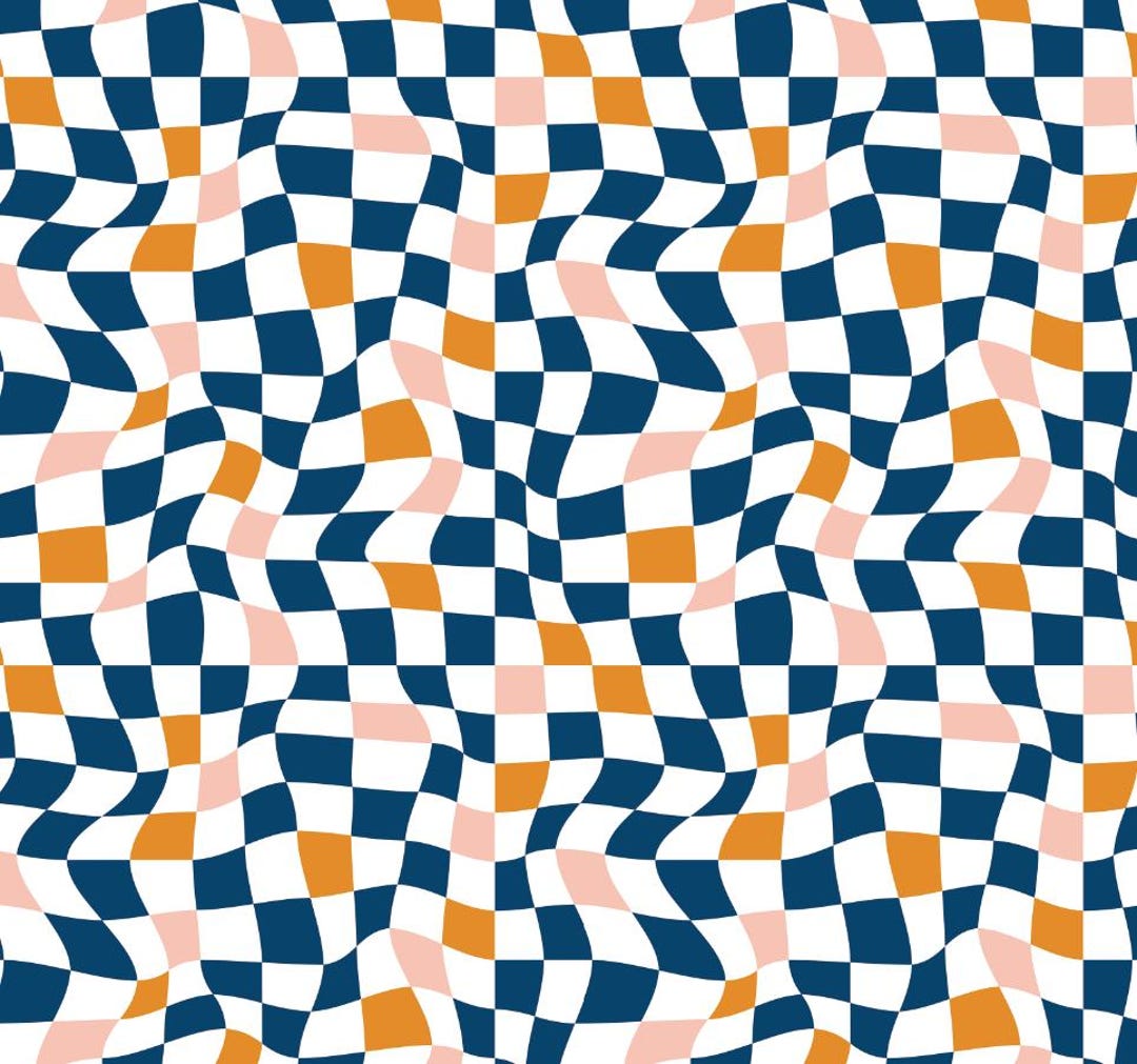 Abstract Art Grid Pattern Cotton Fabric DIY Fabric Gift-by Half Yard - Etsy