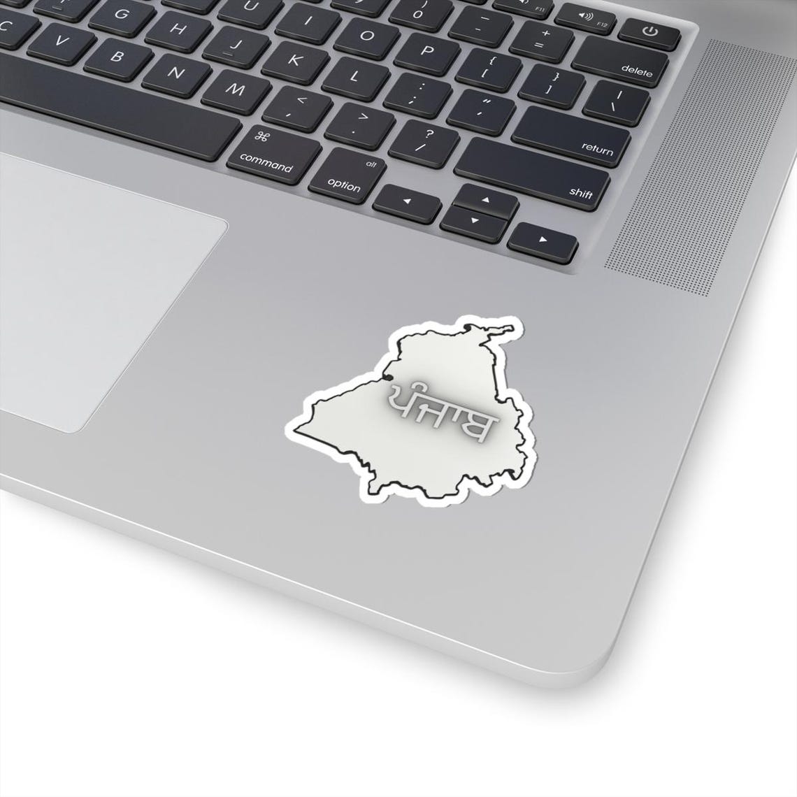 Punjab Map Kiss-cut Stickers Unique Laptop Decals, Travel Stickers ...
