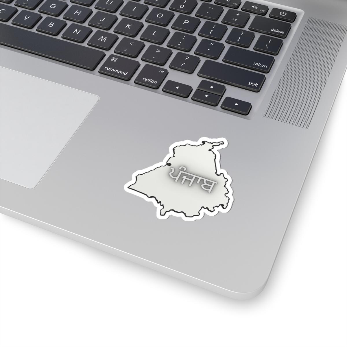Punjab Map Kiss-cut Stickers Unique Laptop Decals, Travel Stickers ...
