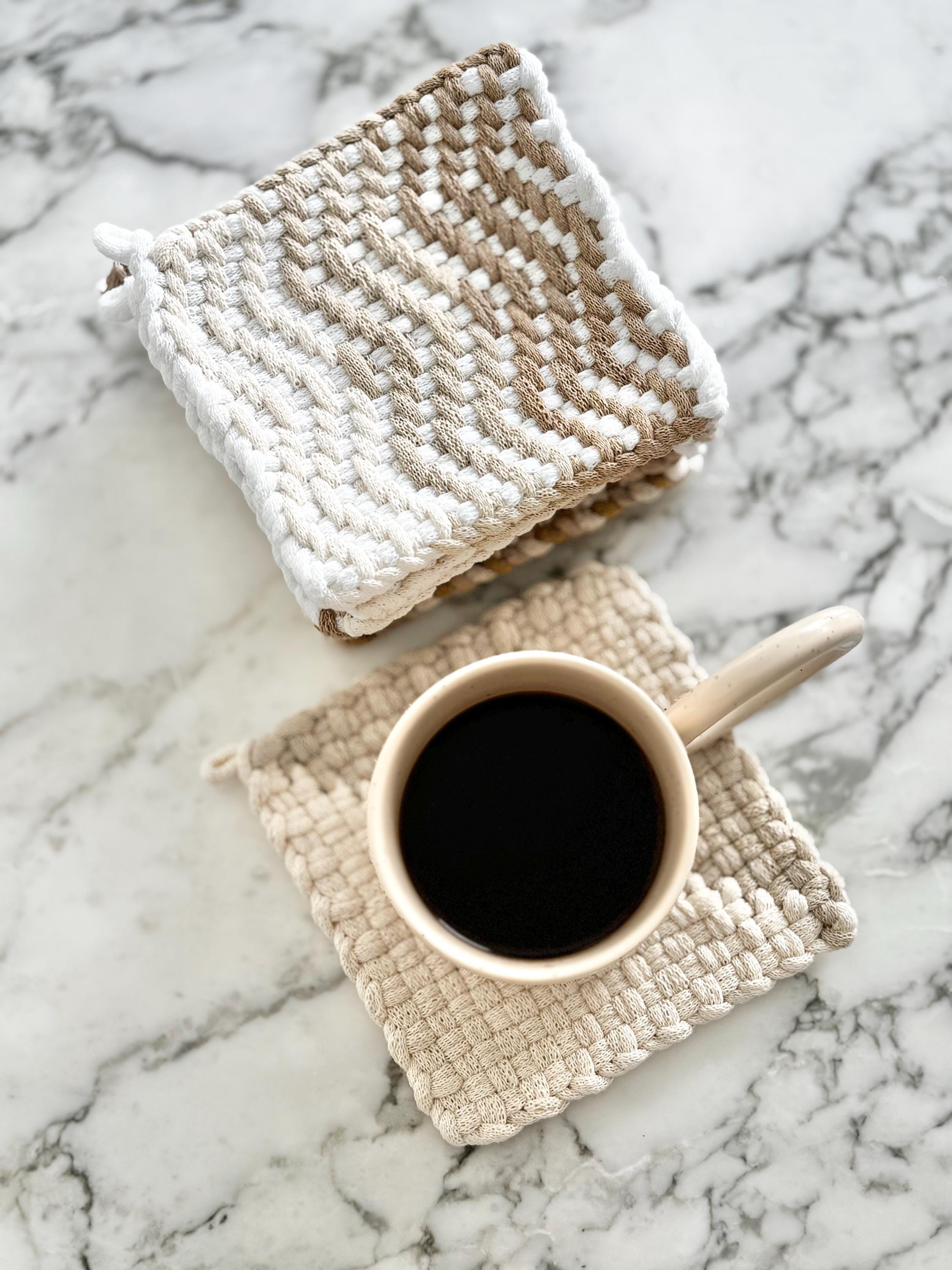 Potholder | Hot Pad | Coaster | Trivet | Handwoven | 100% Cotton ...