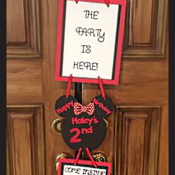 Mickey Mouse Clubhouse Door Sign - Etsy