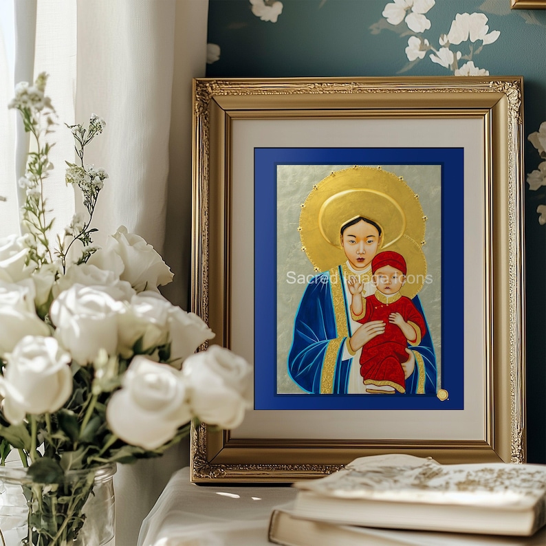Our Lady of La Vang Print | Sacred Image Icons - Etsy