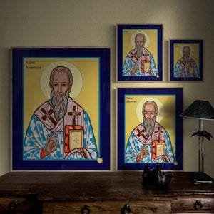 Saint Ambrose Print | Sacred Image Icons - Etsy