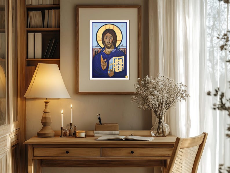 Christ Pantocrator Print | Sacred Image Icons - Etsy