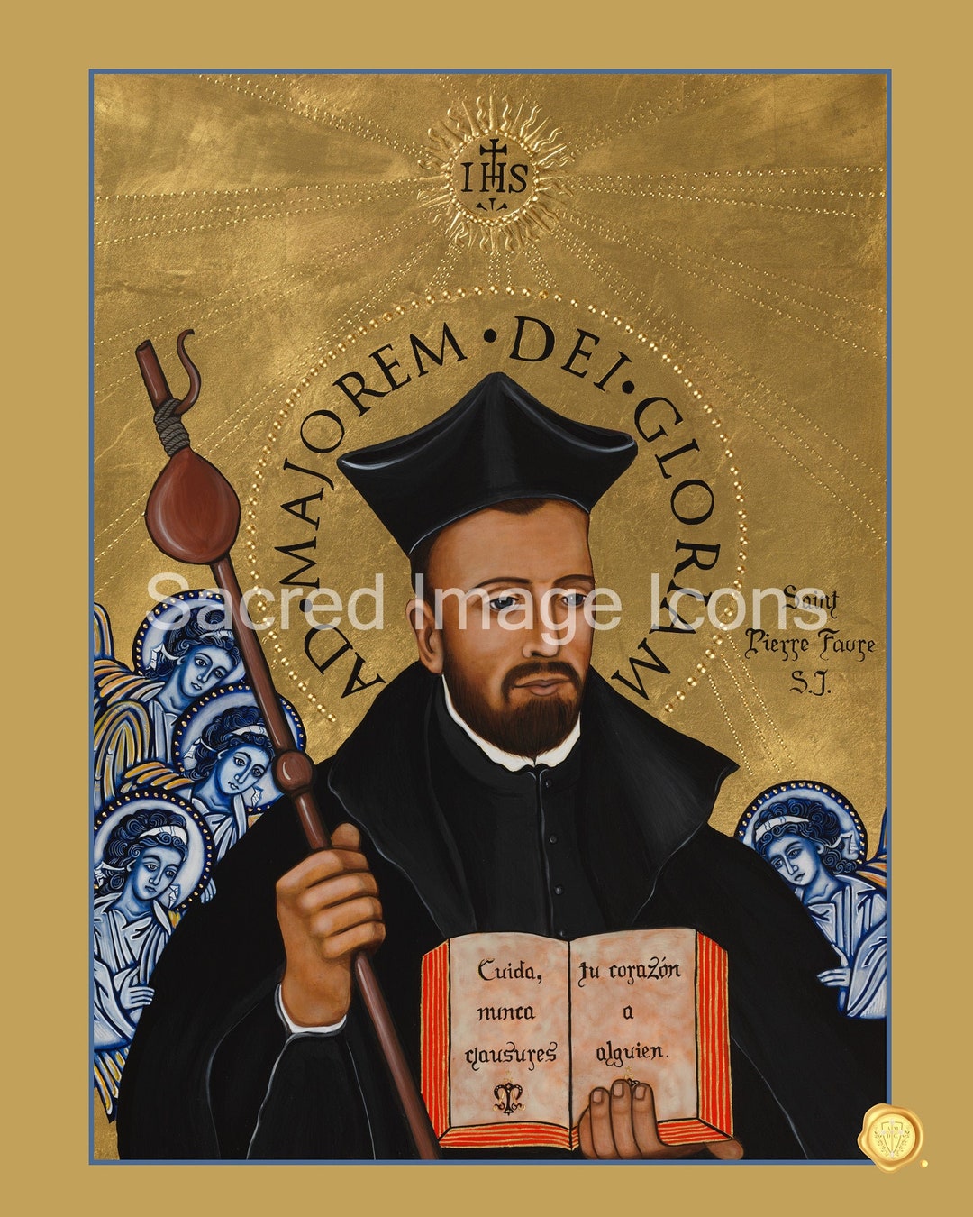 Saint Peter Faber Print | Sacred Image Icons - Etsy