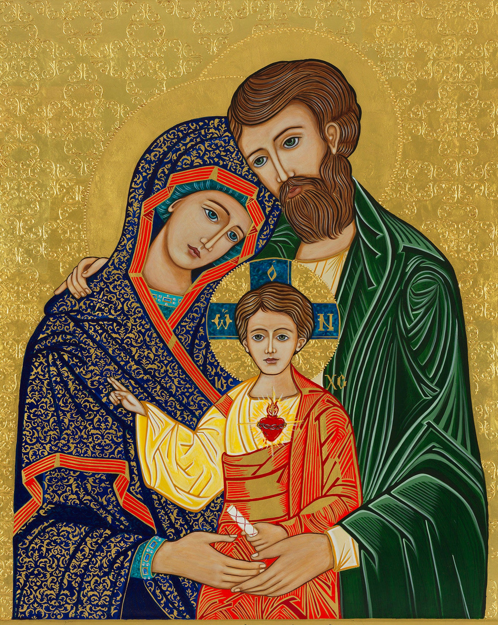 Holy Family ready to frame Print Catholic Art 8x10 11x14 | Etsy