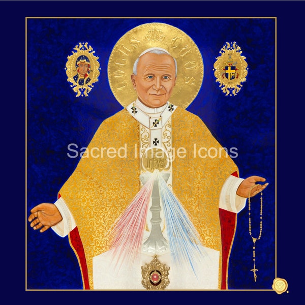 John Paul Ii Icon - Etsy