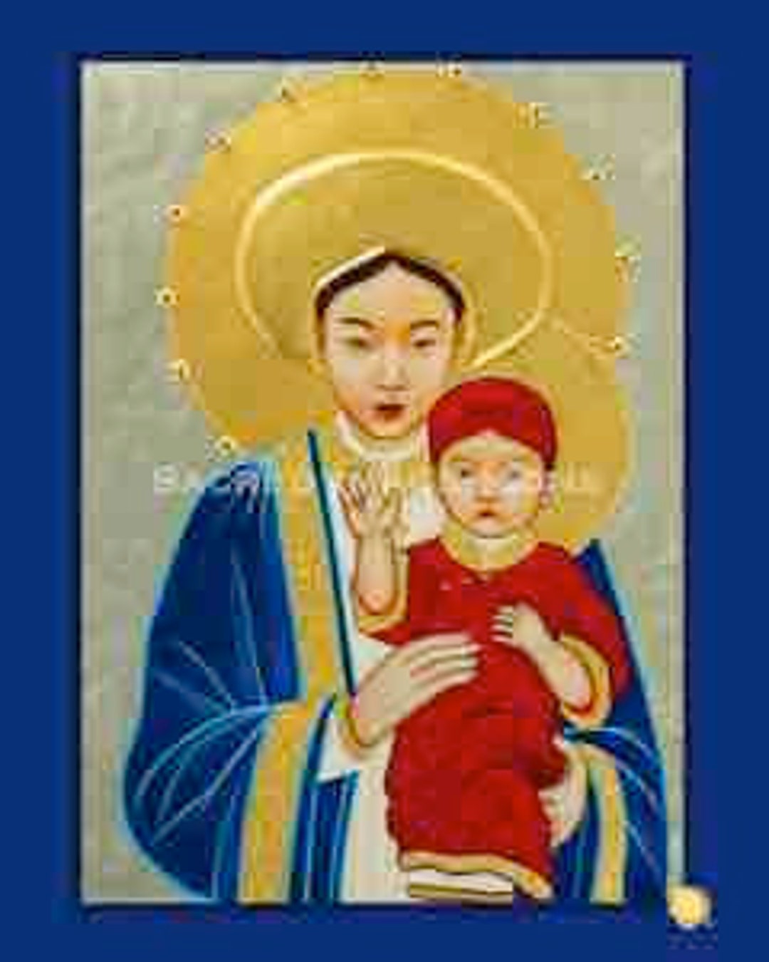 Our Lady of La Vang Print Sacred Image Icons - Etsy