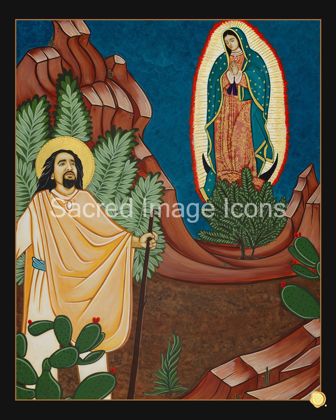 Our Lady of Guadalupe Project Second Apparition Sacred Image Icons - Etsy