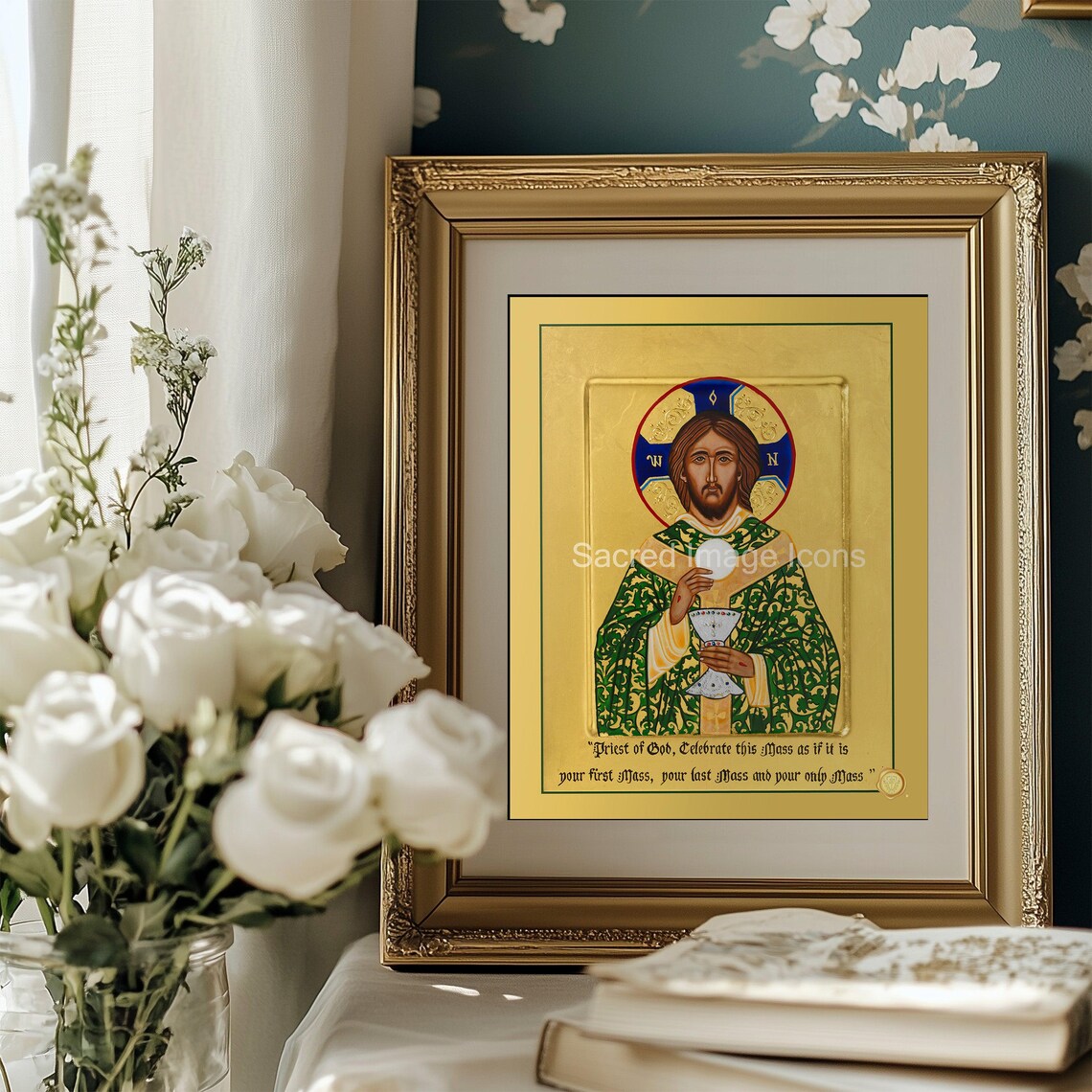 Christ the High Priest Print | Sacred Image Icons - Etsy