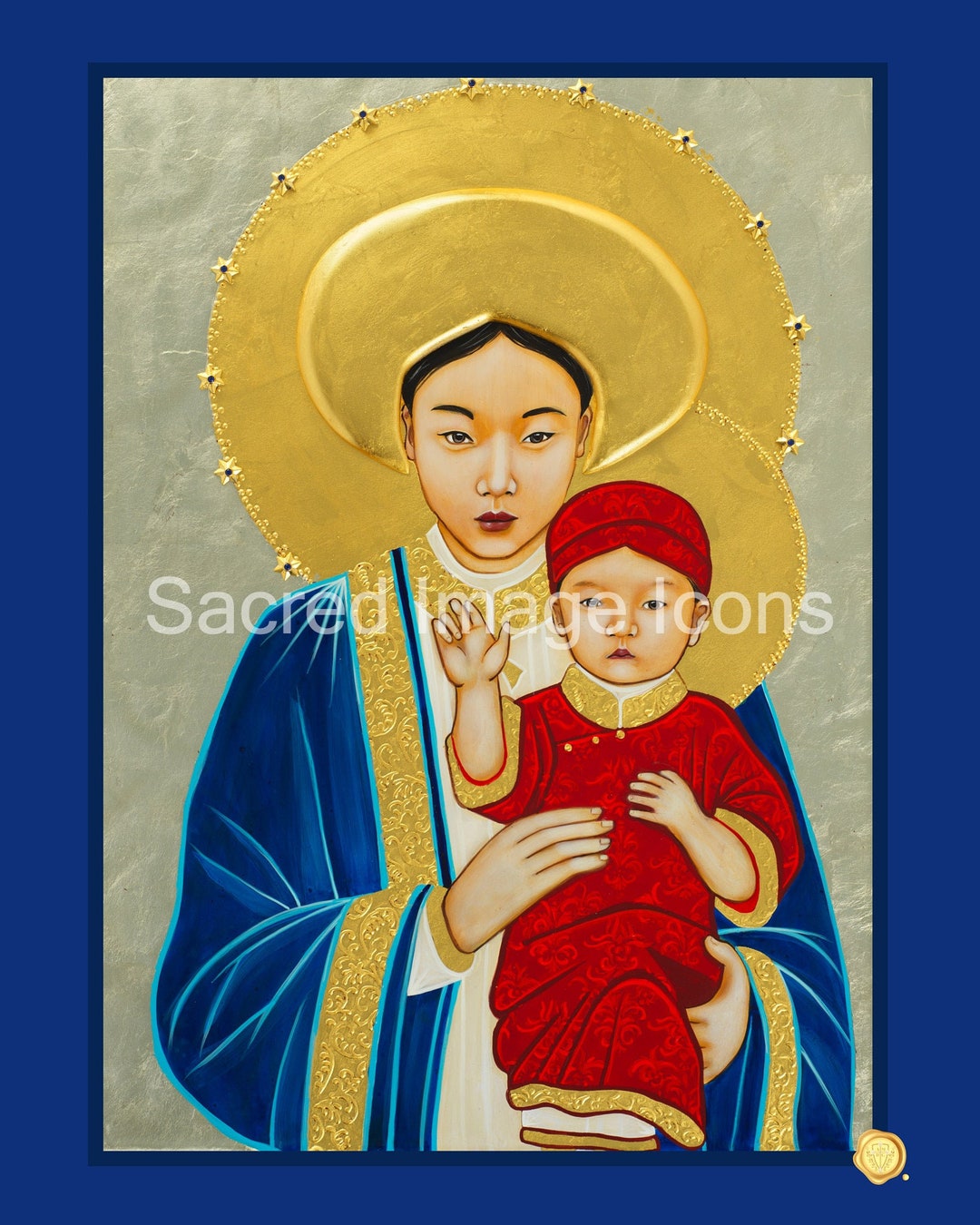 Our Lady of La Vang Print | Sacred Image Icons - Etsy