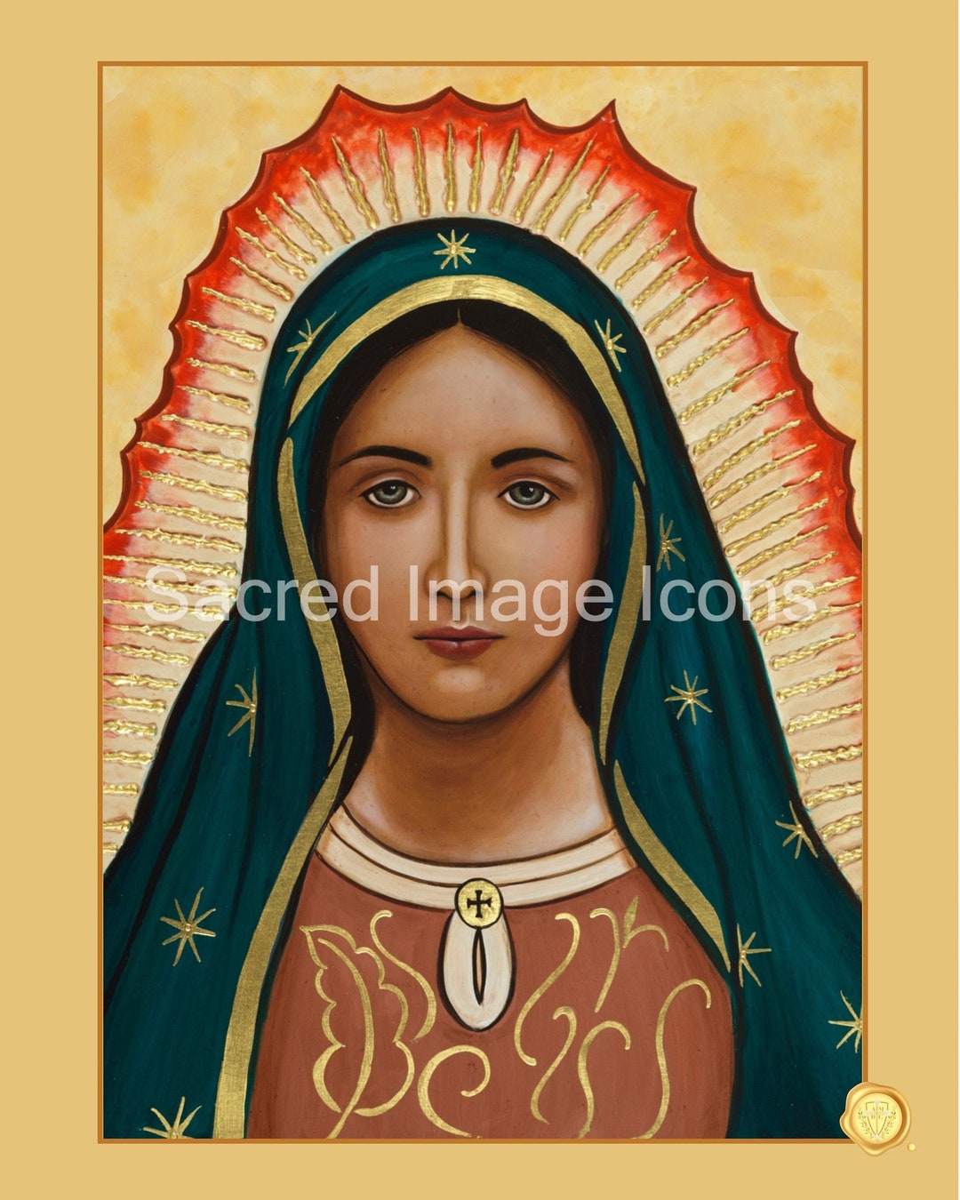 Our Lady of Guadalupe 1 Print | Sacred Image Icons - Etsy
