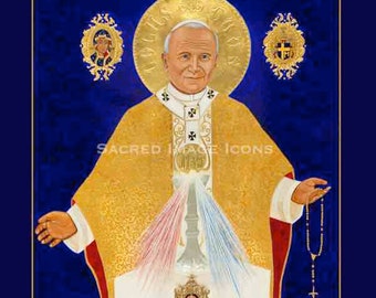 John Paul Ii Icon - Etsy