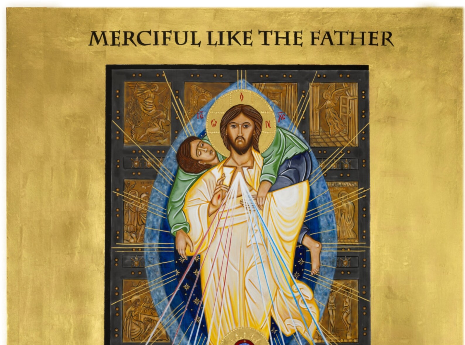 Year of Mercy Icon Ready to Frame Print From Original Icon | Etsy