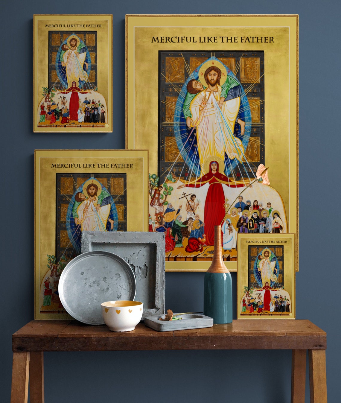 Jesus the Good Shepherd / Merciful Like the Father Print - Etsy