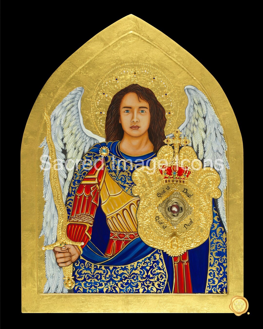 Saint Michael Archangel Icon Print CATHOLIC SAINT ICON Print - Etsy