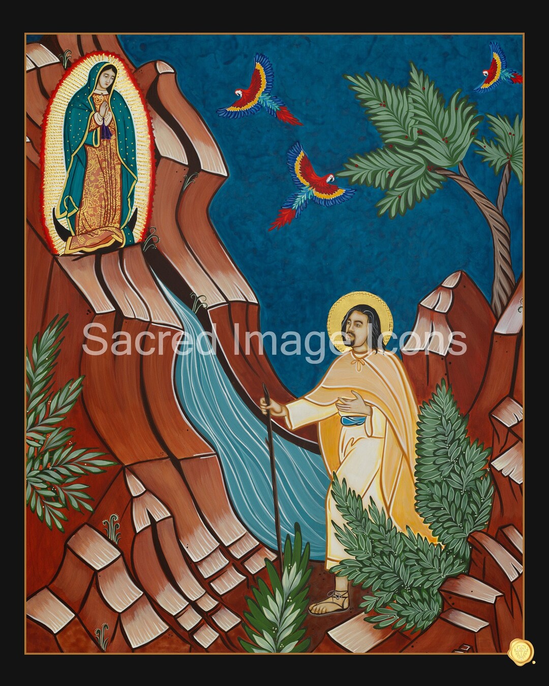 Our Lady of Guadalupe Project - First Apparition | Sacred Image Icons ...