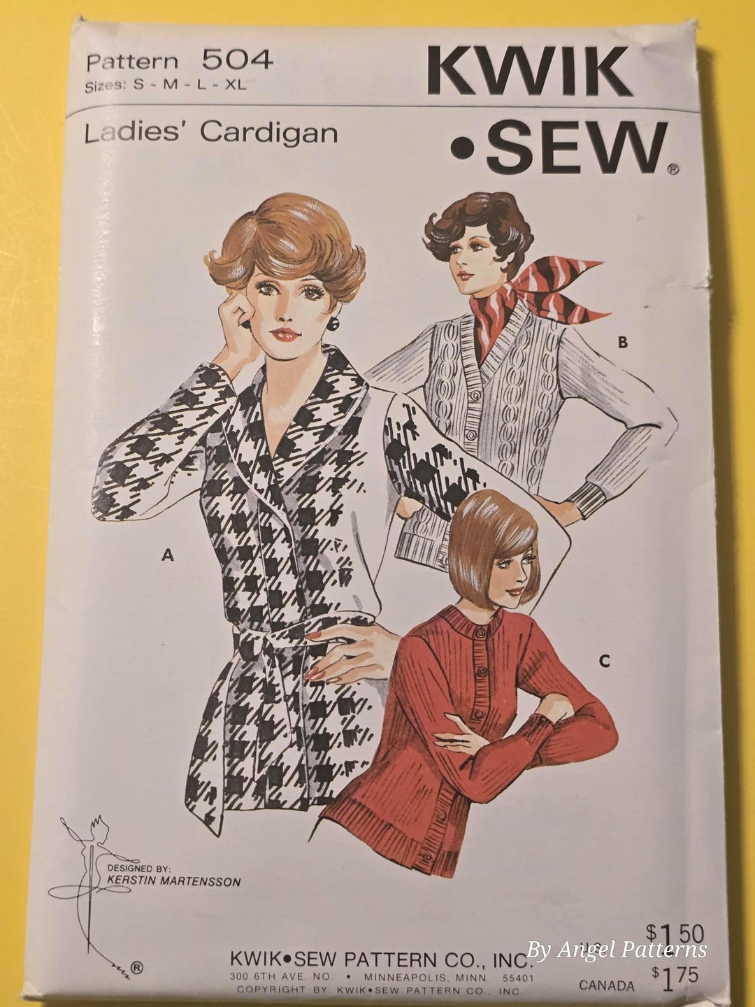 Kwik Sew 0504 Sewing Pattern, Ladies Cardigan, Cut to Size Small - Etsy