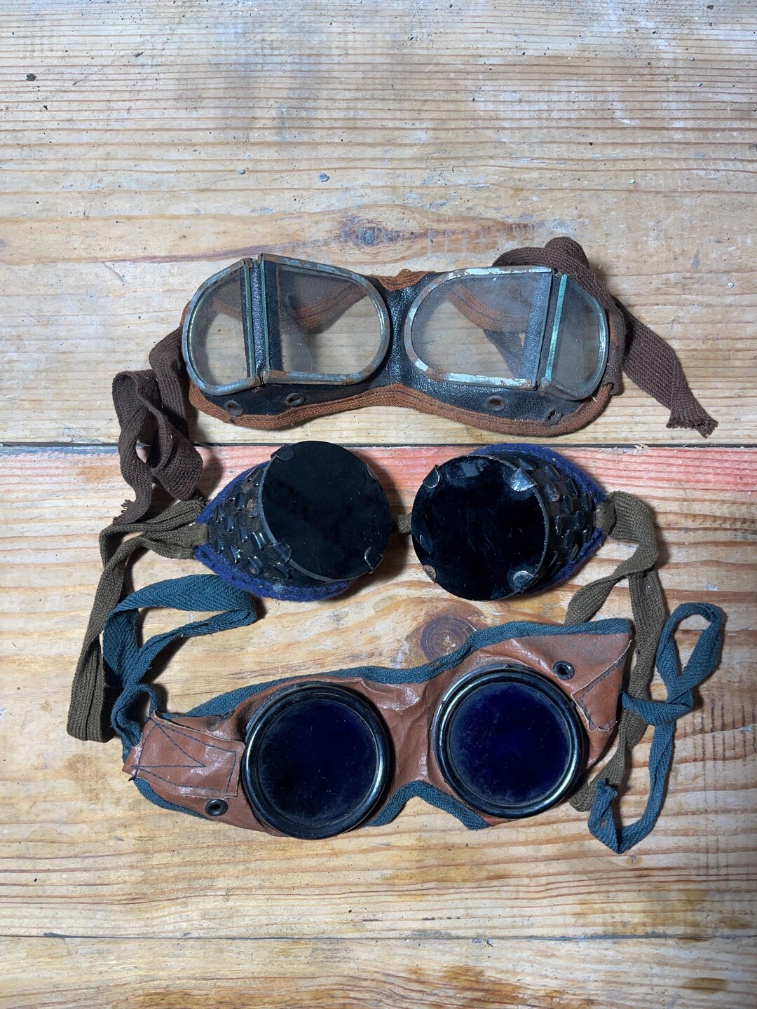 Soviet Welding Goggles | Cold War Industrial Glasses | USSR Bunker ...