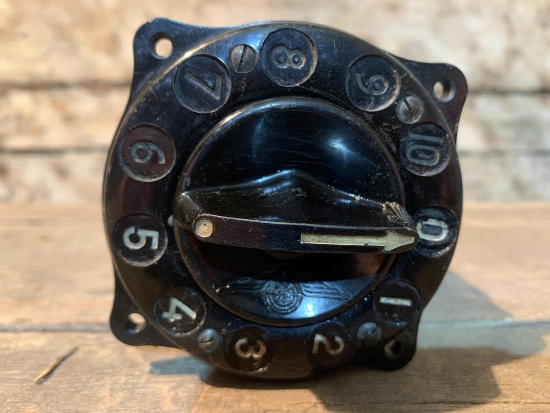 Soviet Rotary Switch | Bakelite Industrial Knob | USSR Military Control ...