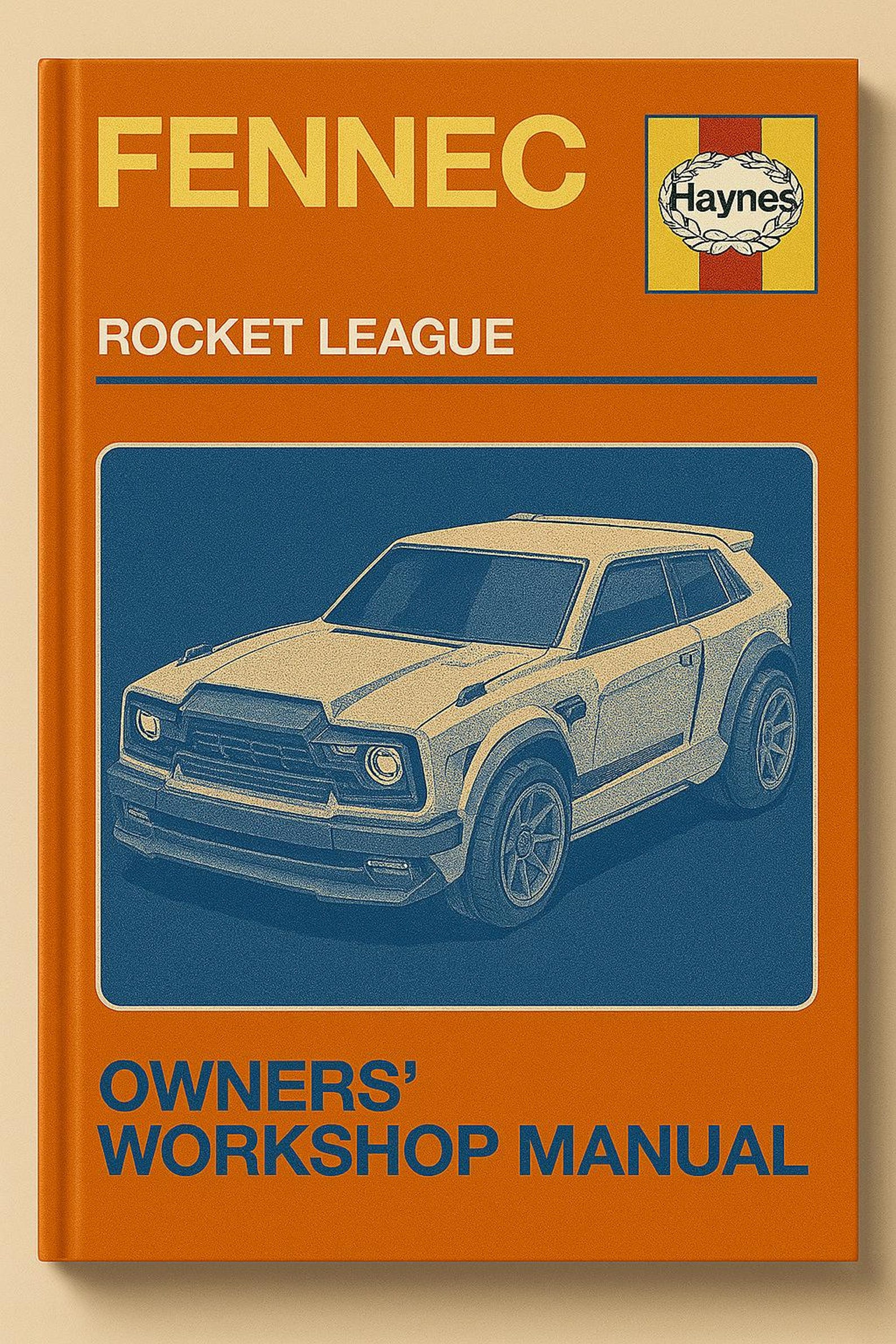 Rocket League Poster | Fennec | Haynes Manual Style | Digital Print ...