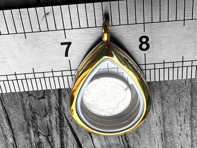 Stainless Steel 18ct Gold Plated Teardrop Magnetic Closure - Etsy