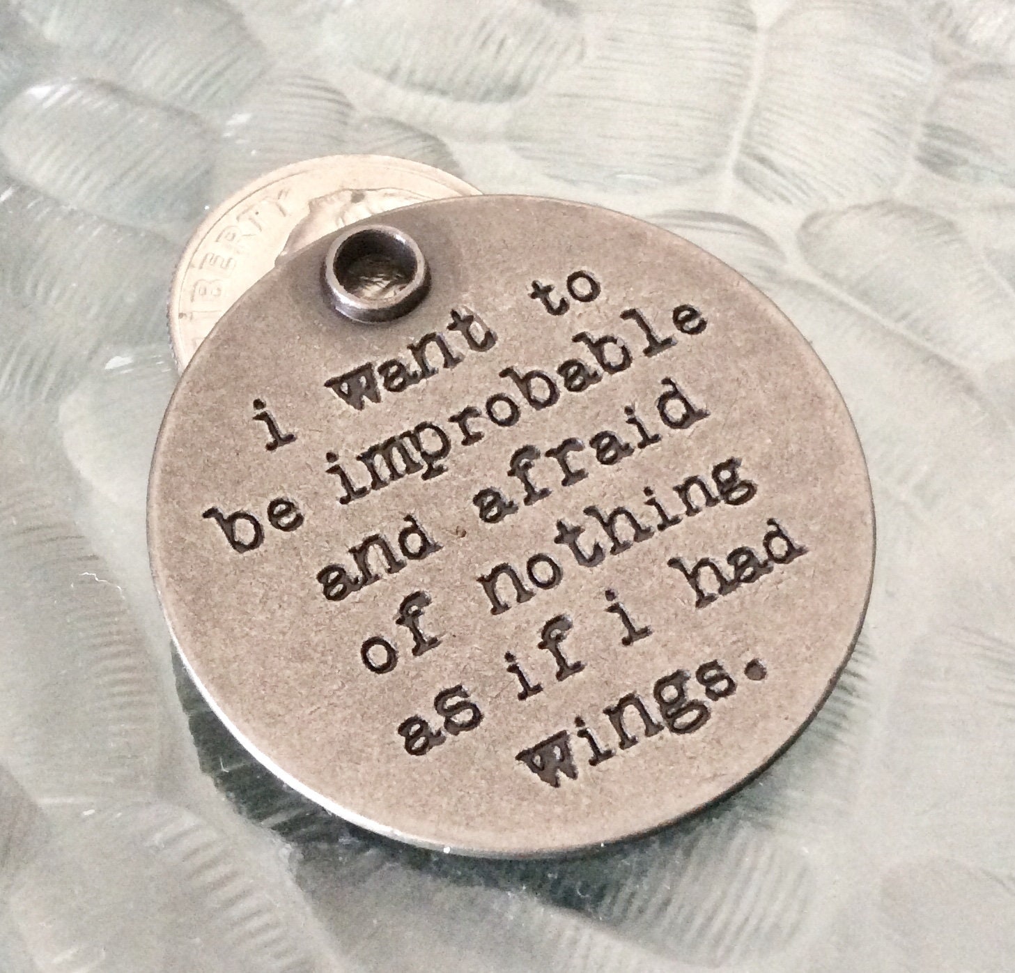 I want to be improbable and afraid of nothing as if I had | Etsy