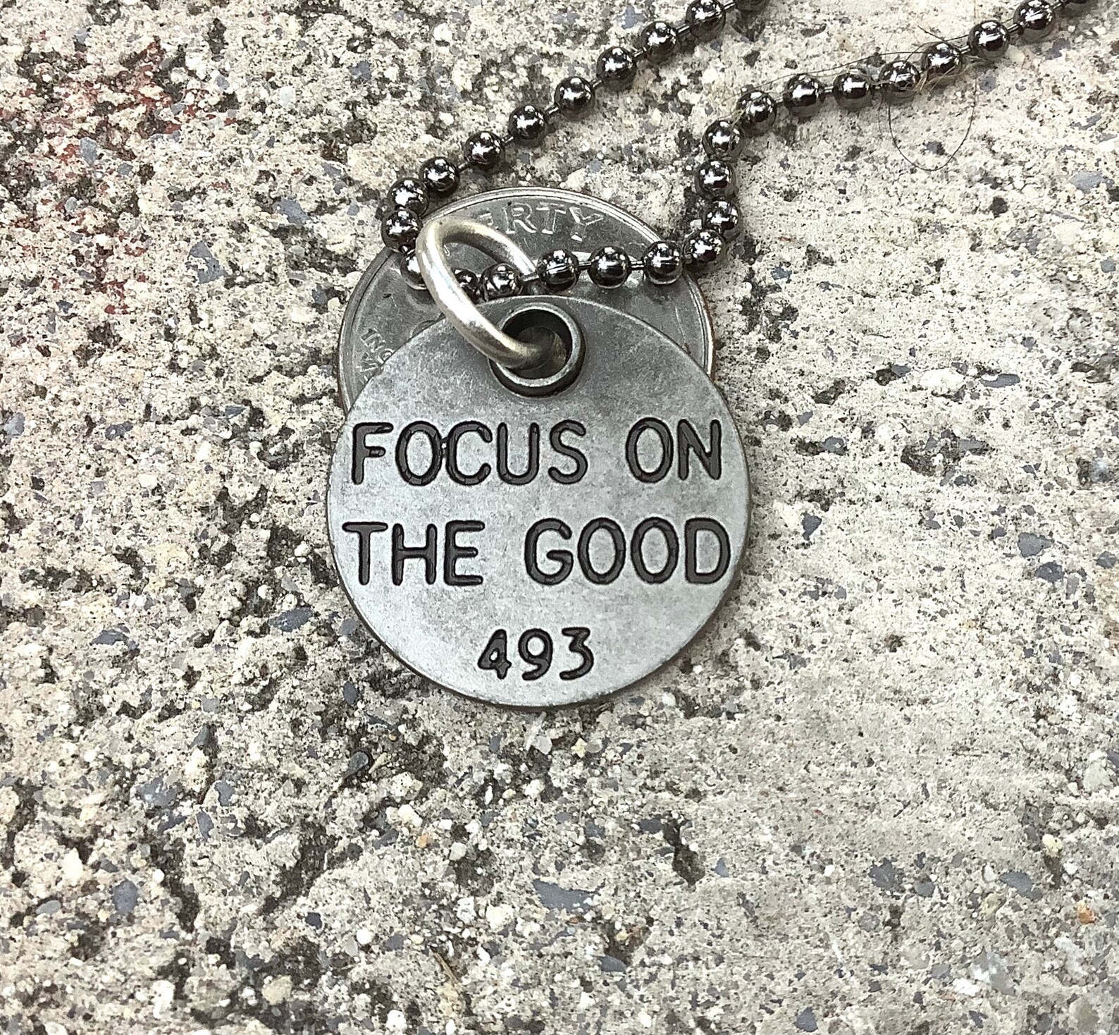 Industrial Minimalistic Word Pendants Sentimental Necklace - Etsy