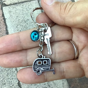 Camping Keychain, Personalized Key Ring, Keys to the RV Keyring ...