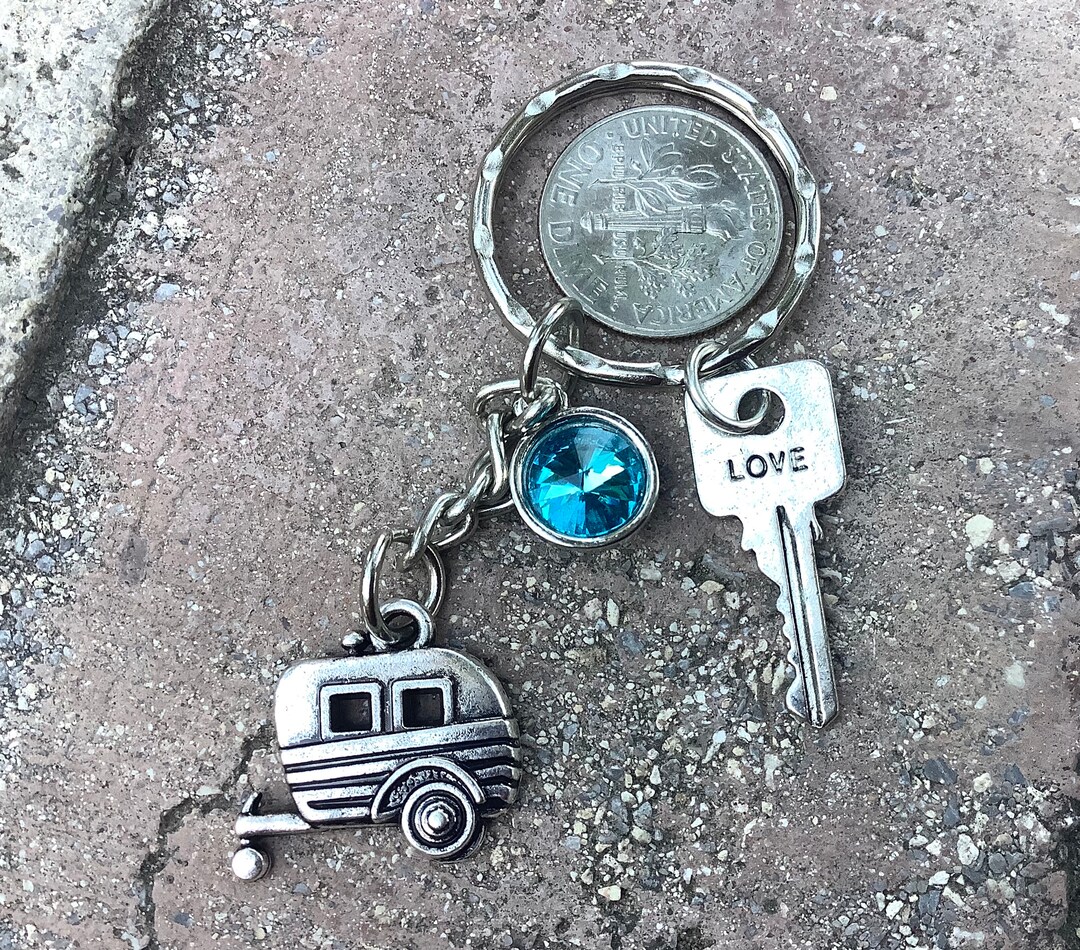 Camping Keychain, Personalized Key Ring, Keys to the RV Keyring ...