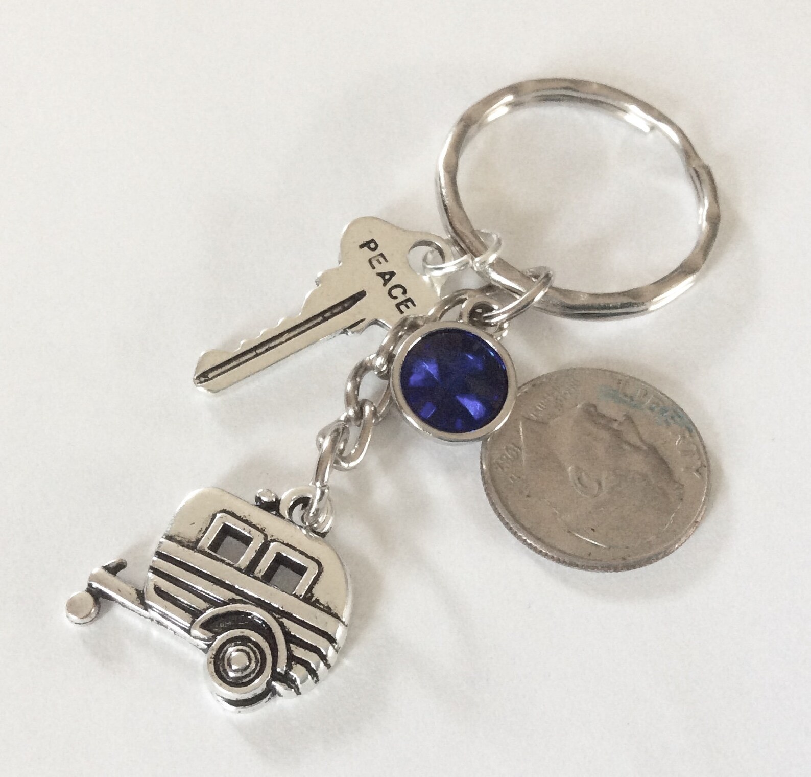 Camping Keychain Personalized Key Ring Keys to the RV | Etsy