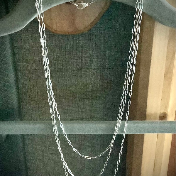 Silver Paper Clip Choker - Etsy