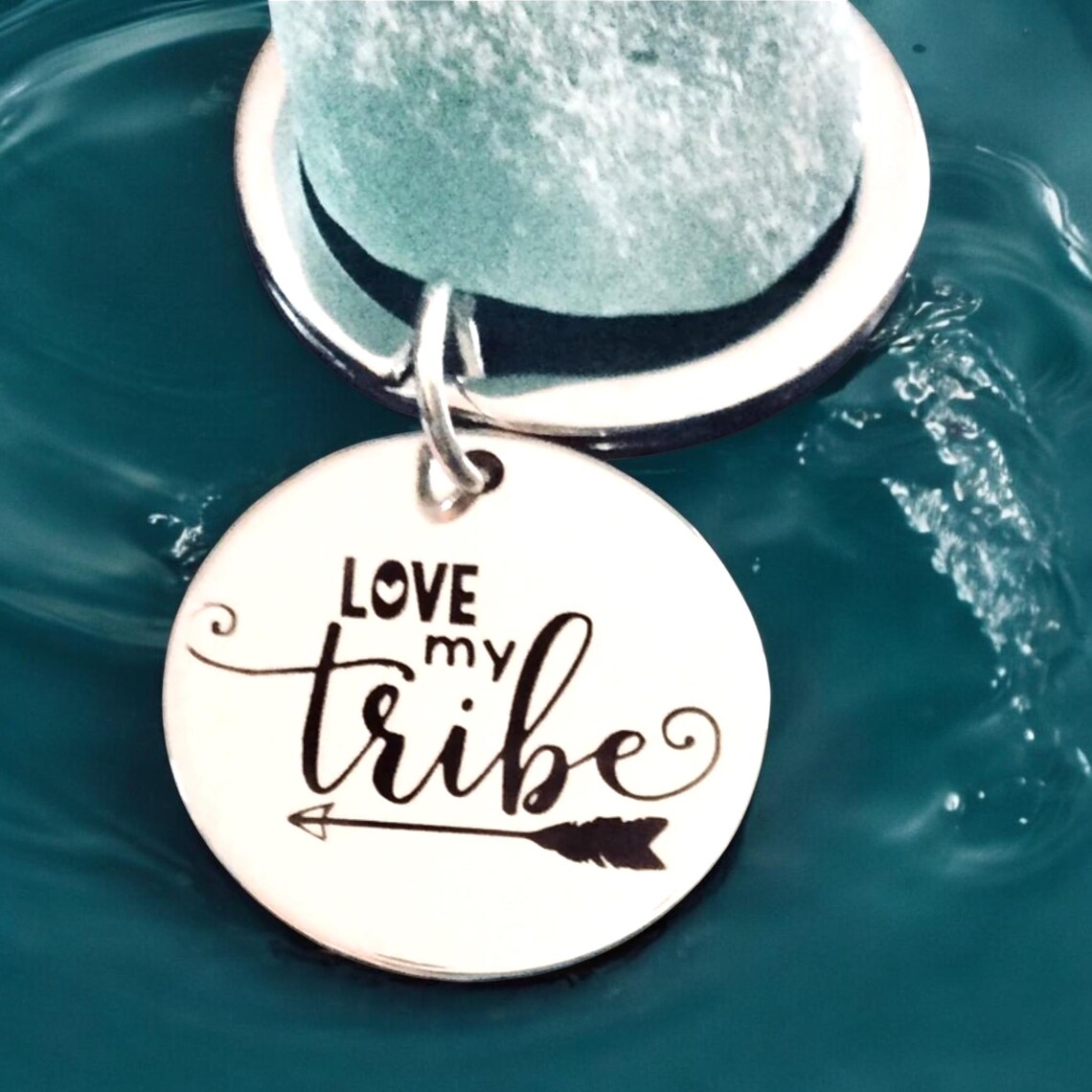 Love My Tribe Keychain, Tribe Charm, Silver Plated Charm, Best Seller ...