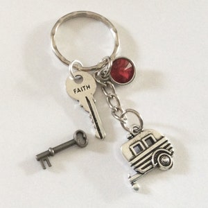 Camping Keychain, Personalized Key Ring, Keys to the RV Keyring ...