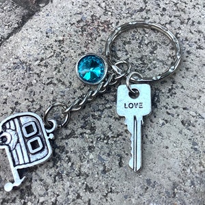 Camping Keychain, Personalized Key Ring, Keys to the RV Keyring ...